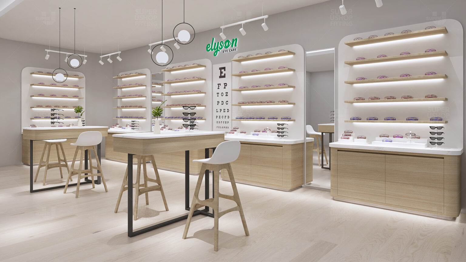 Super U Optical & Sunglasses Shop Projects