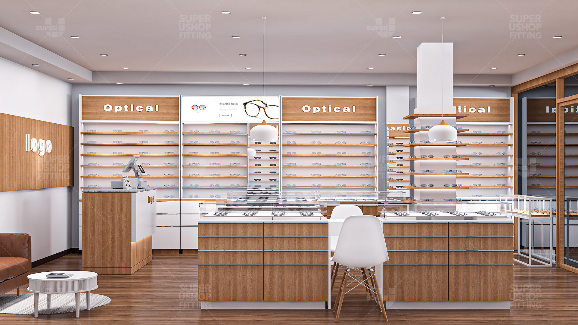 New Looker Eyewear Store Design and Display Furniture Manufacturing Project