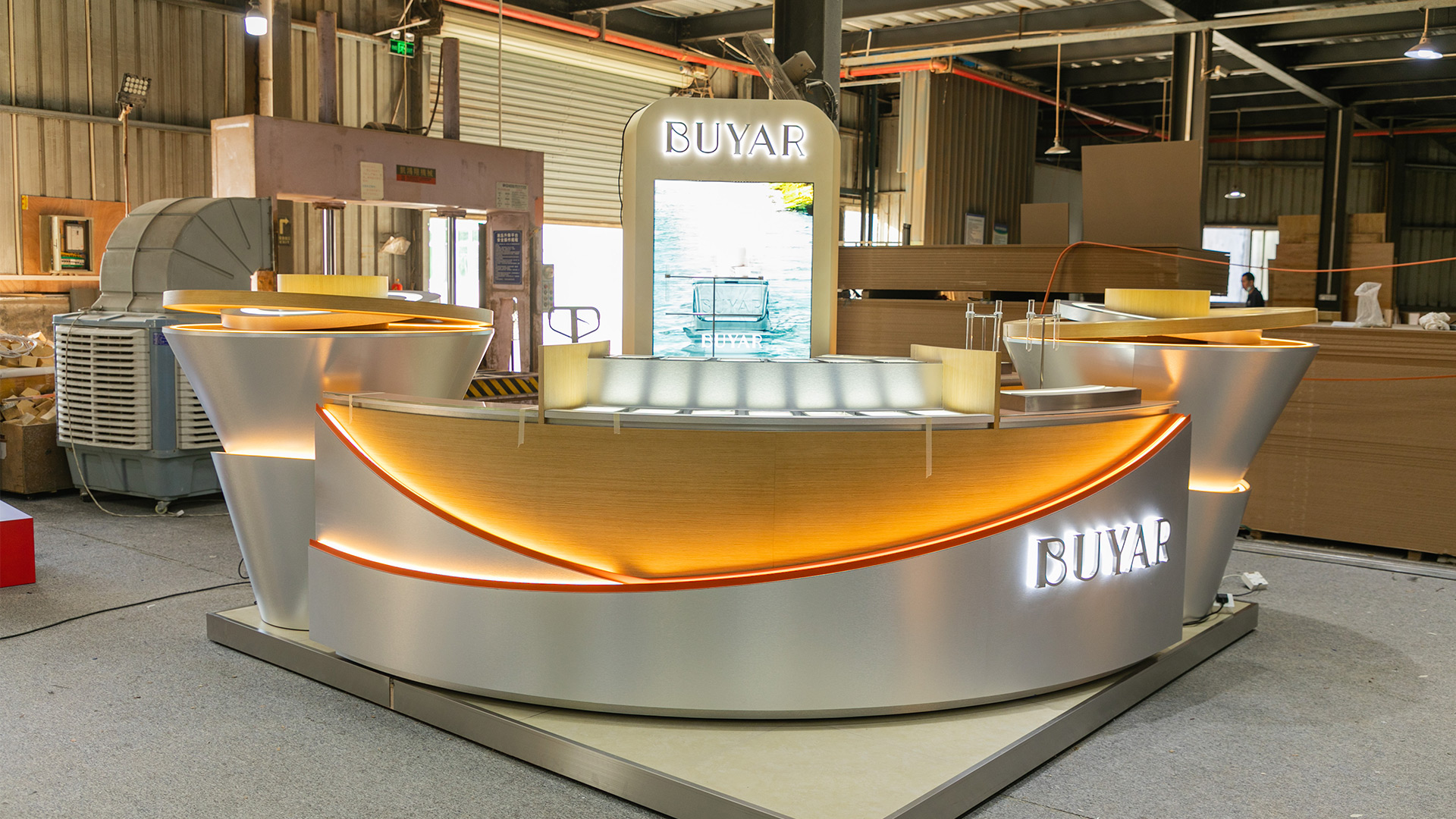 Buyar Perfumes Kiosk Manufacturing Project