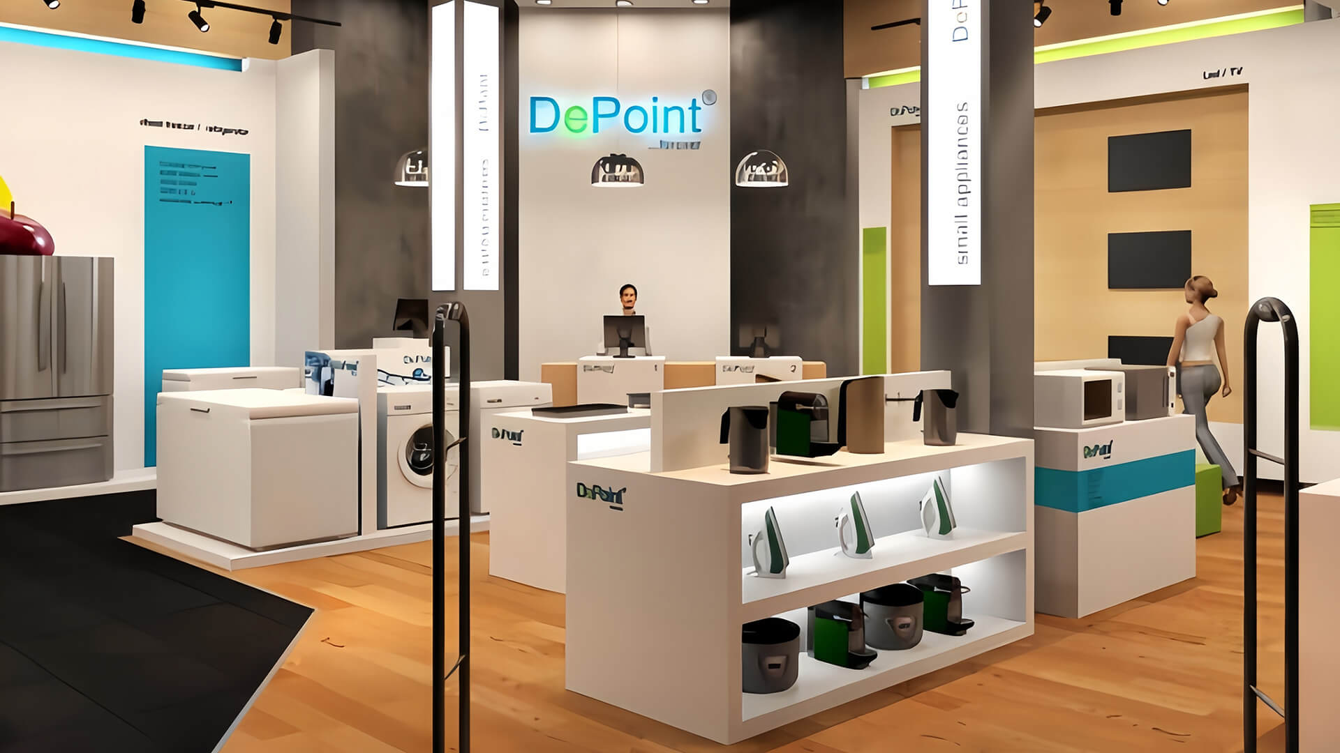 De Point Home Appliance Store Design and Display Furniture ...