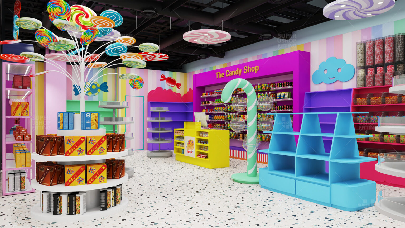 Sir Walter's Candy Sweet Store Design Project