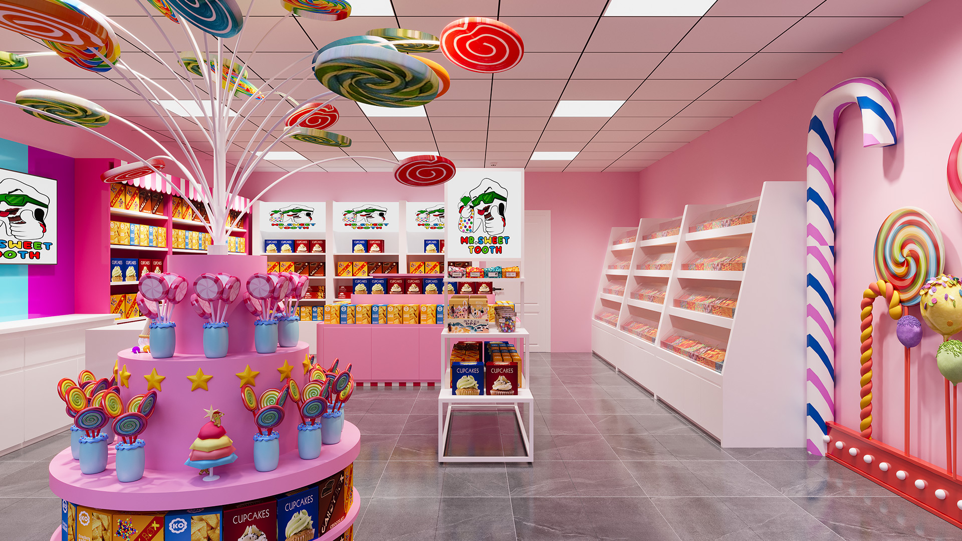 Mr. Sweet Tooth Sugar Store Design and Display Furniture Manufacturing ...