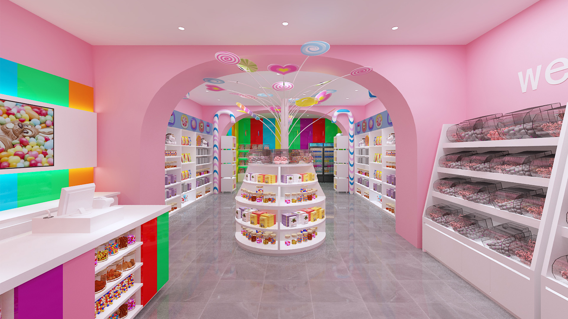 Raffaella Russo Candy Shop Design Project